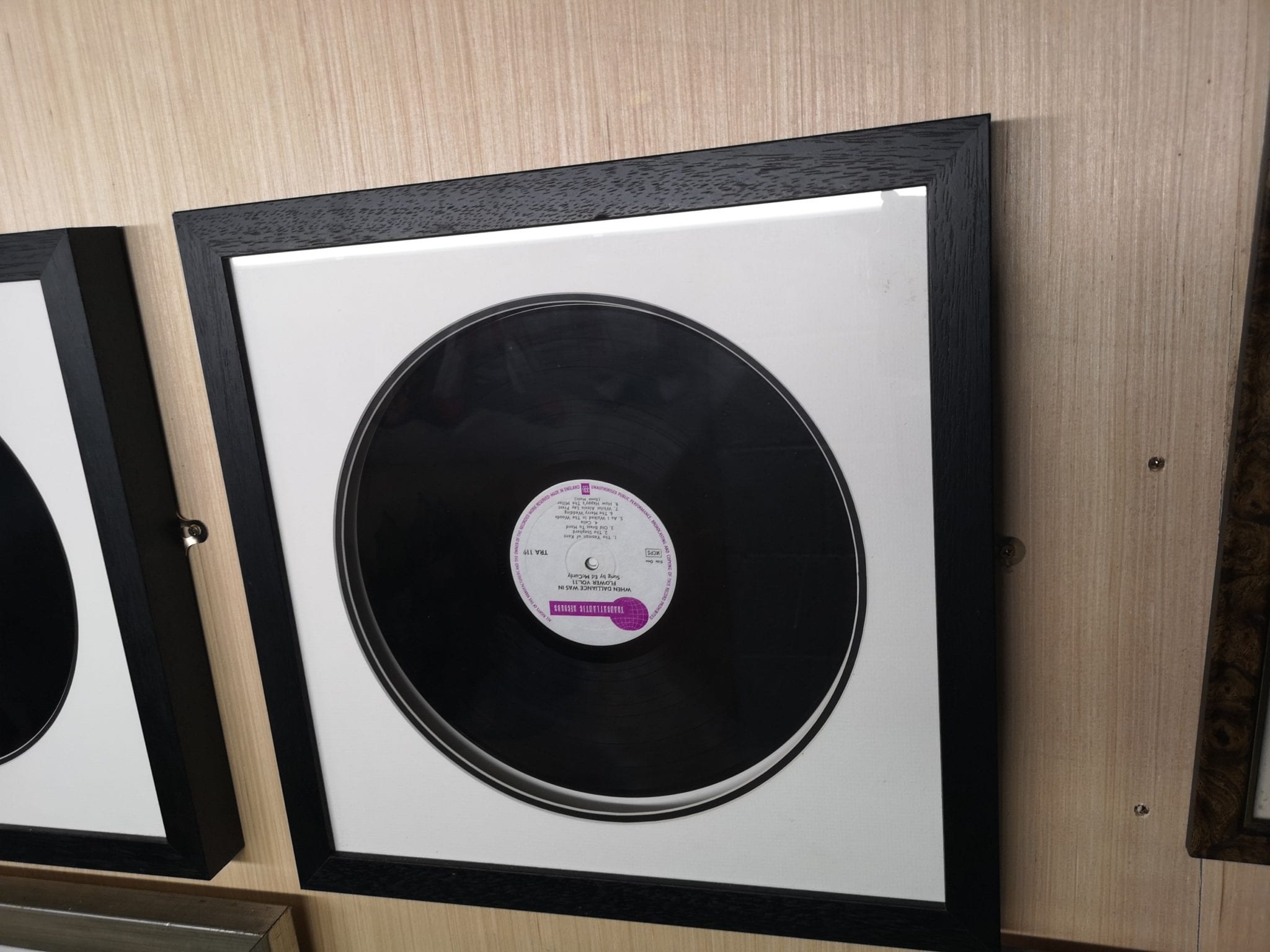 Framed Record - Used Pub and Hotel Equipment