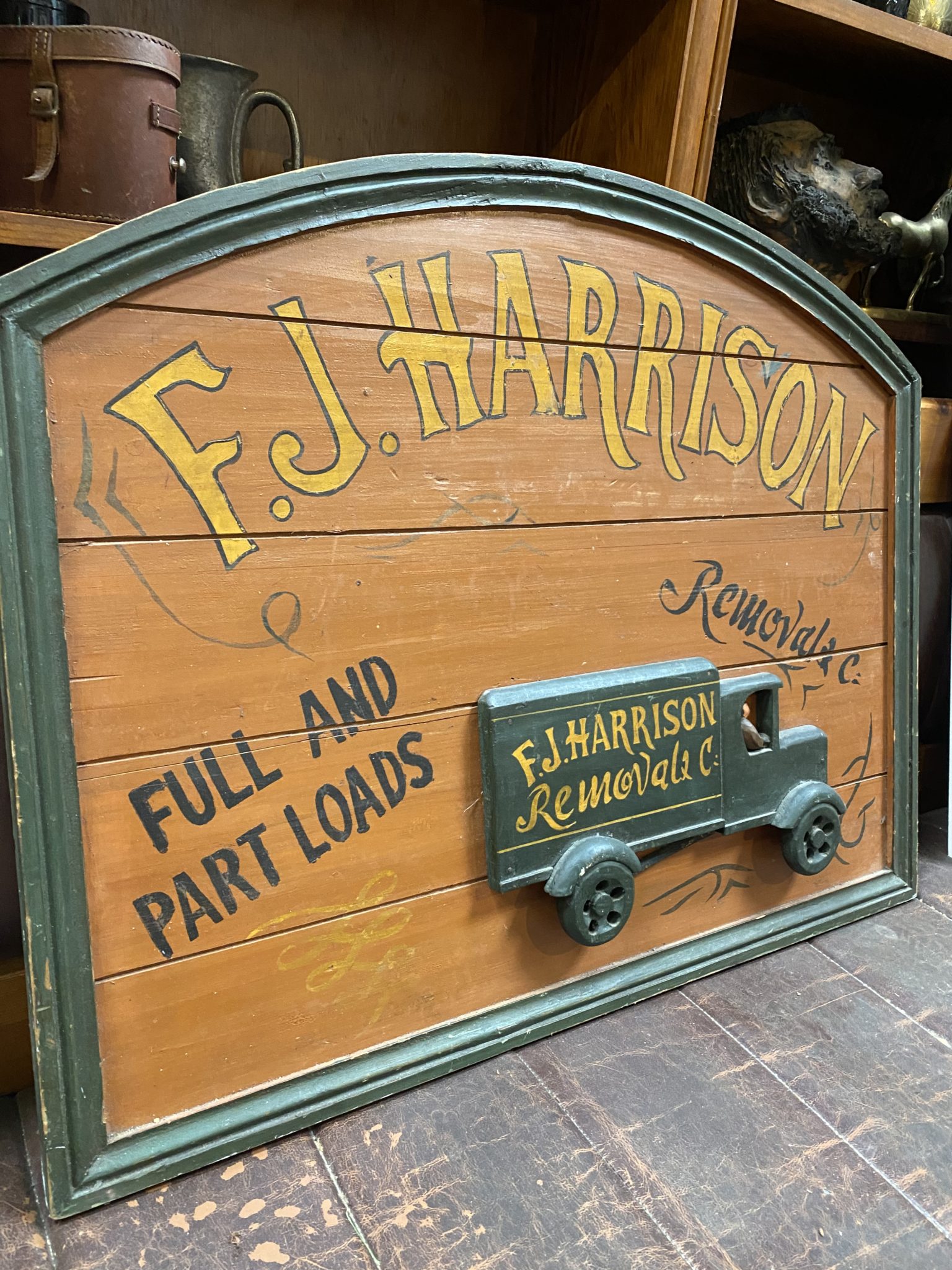 F.J Harrison sign - Used Pub and Hotel Equipment